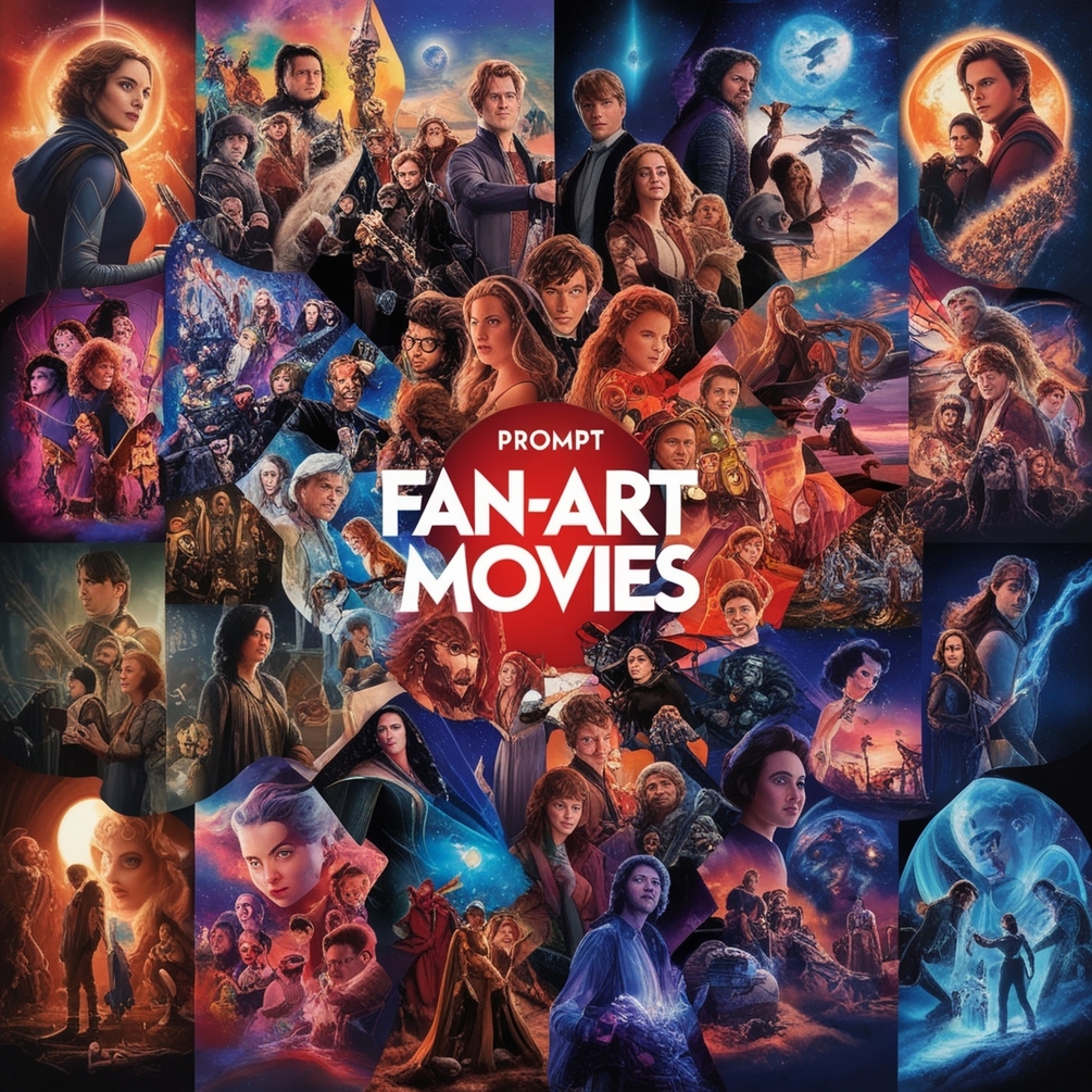 🎥🎨 Stunning Movie Fan Art Collection - Limited Edition Prints