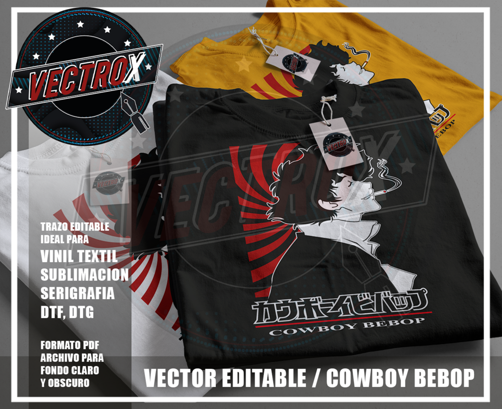 Vector Editable - Cowboy Bebop 03