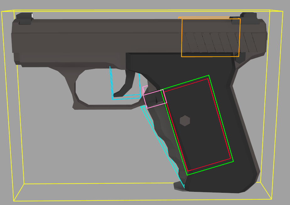 Low-Poly HK P7 Weapon Rig Maya