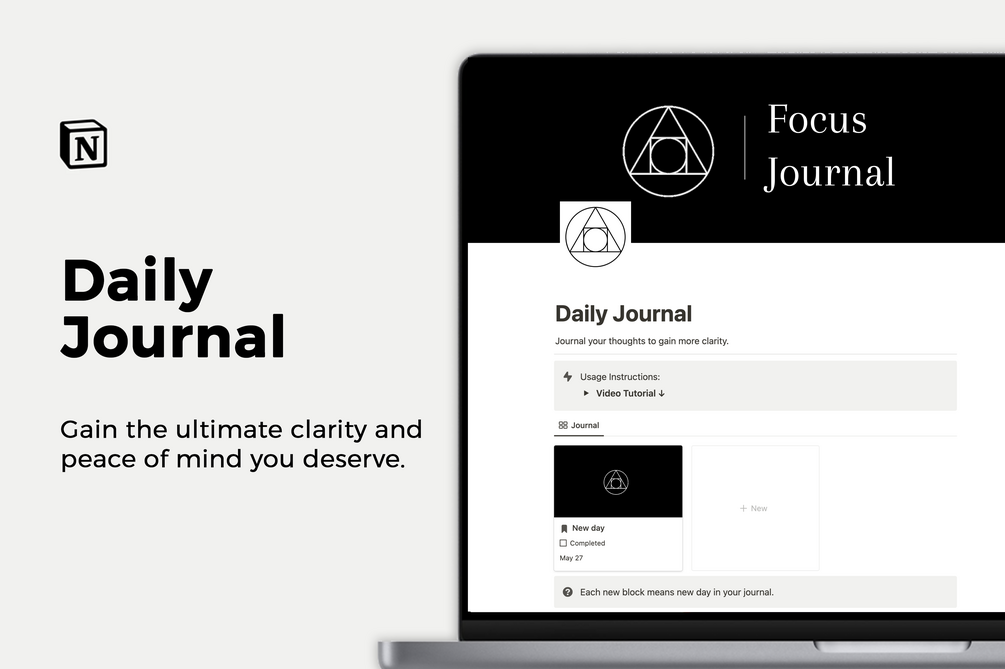 Focus Notion Template with Brain Builder, Your Memory Saver