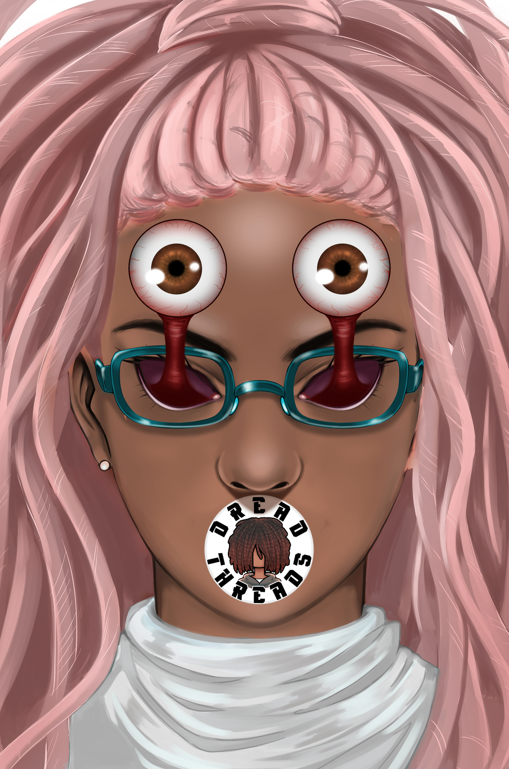 The Buggy Pink Dread Lady