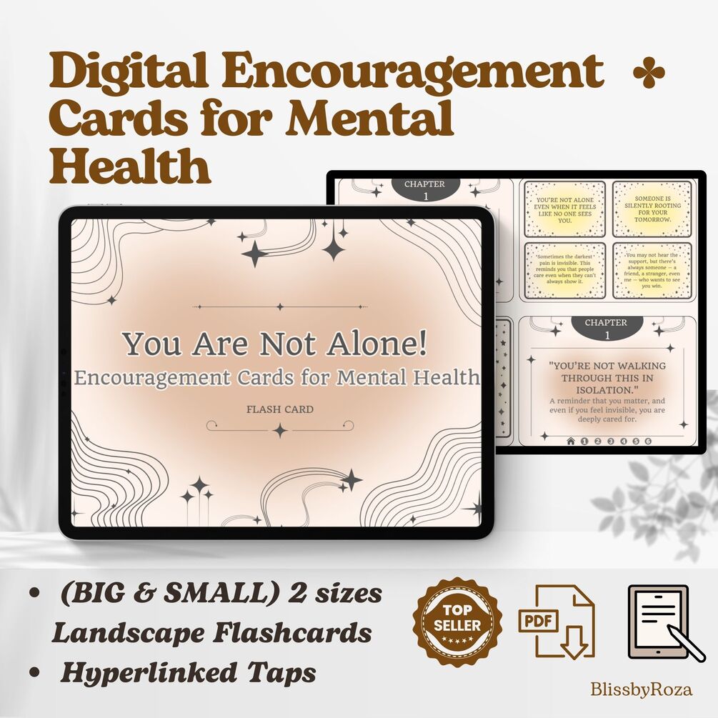 Digital Encouragement Cards for Mental Health