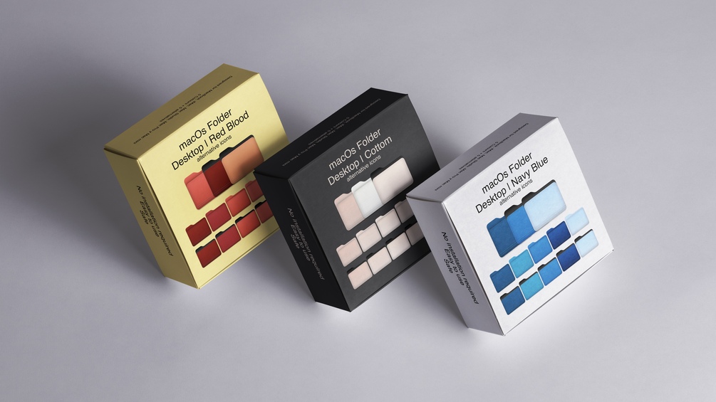 macOs Folder Desktop | Three Colours