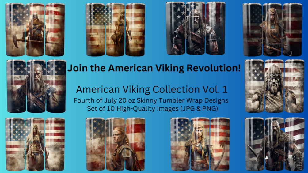 American Viking Collection: Bold and Patriotic Fourth of July Skinny 20 ...