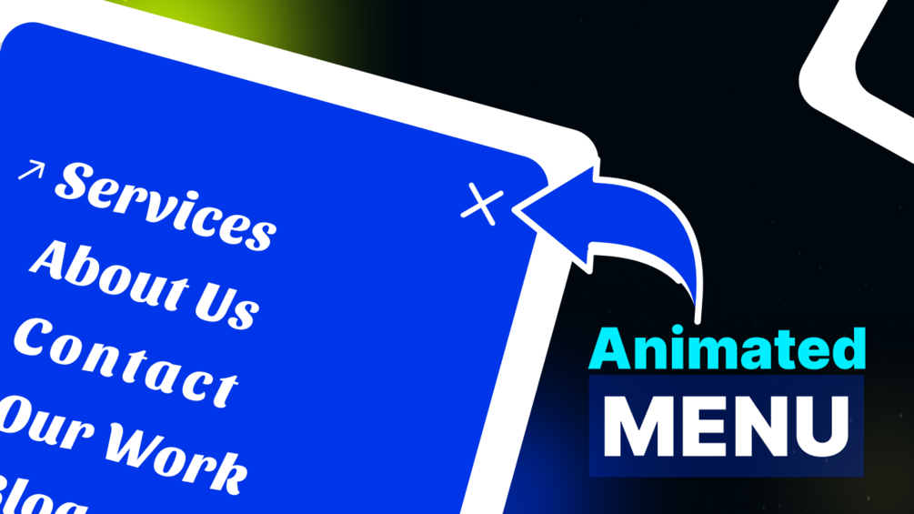 Elementor Animated Side Menu