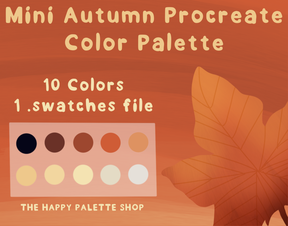 Free Mini Autumn Procreate Color Palette