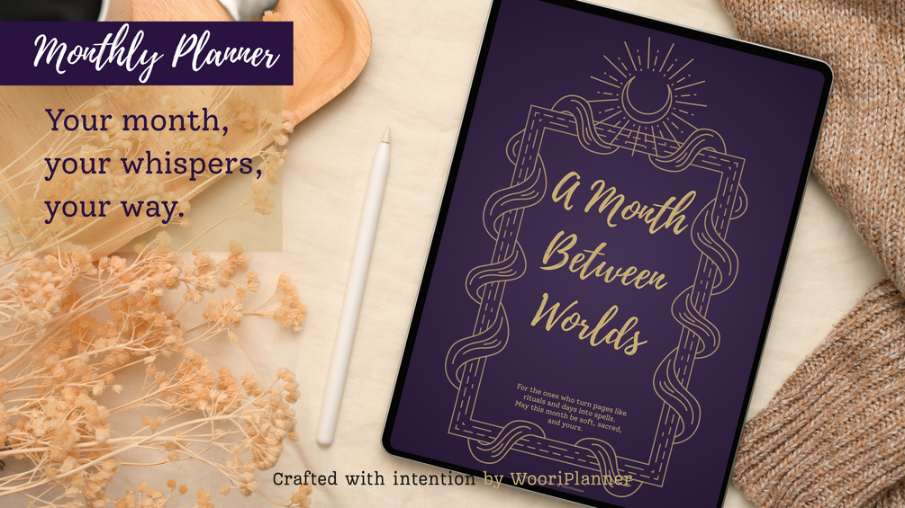 A Month Between Worlds – Witching Violet - Monthly Planner