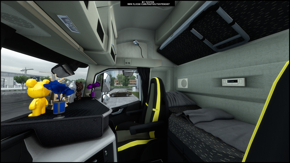 Blankets and Pillows Tuning Mod ETS 2 for Volvo FH 2012