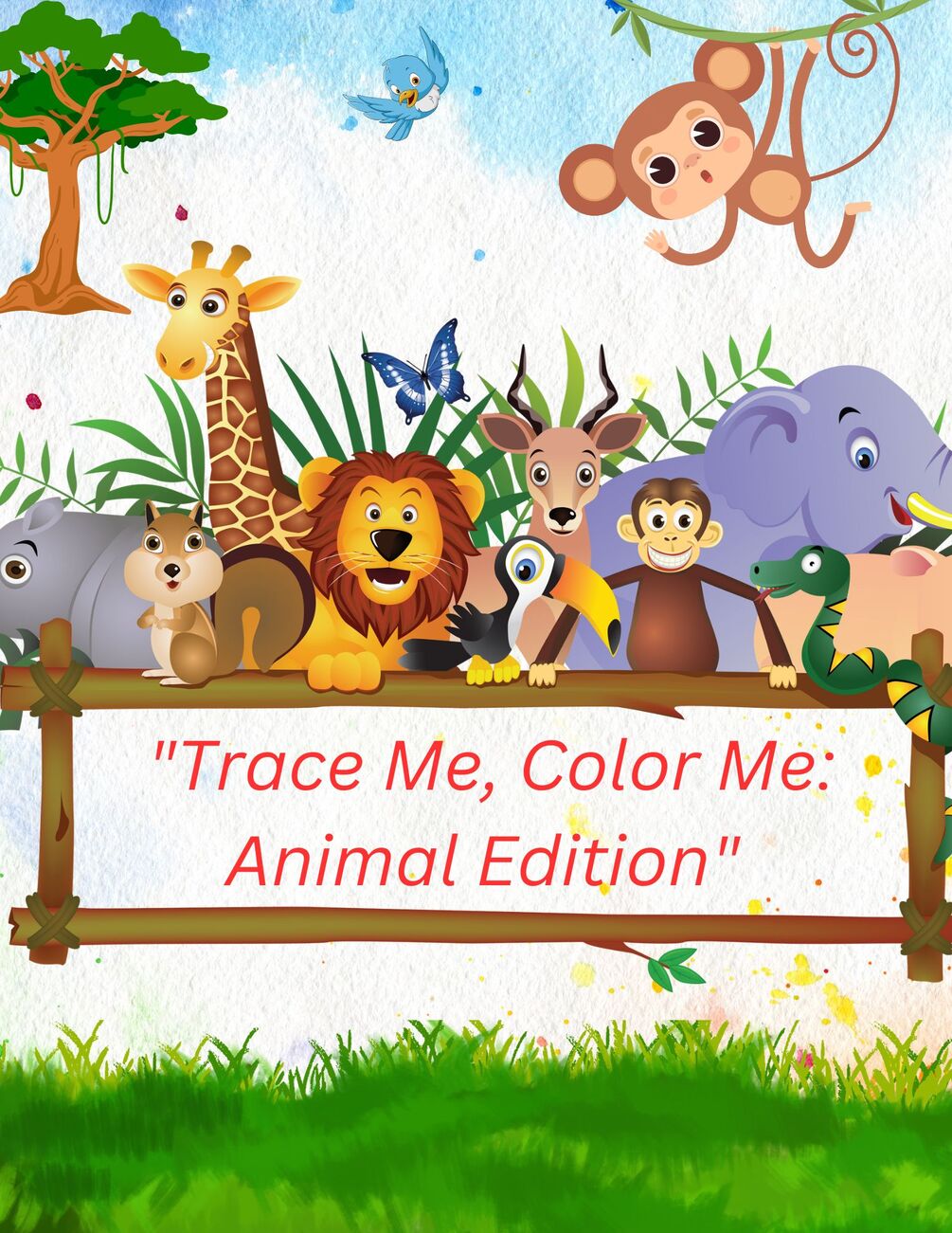 "Trace Me, Color Me: Animal Editon"