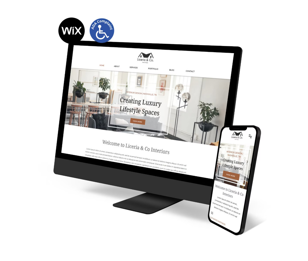 Wix Website Template, Furniture & interior designing Firm Wix Website ...