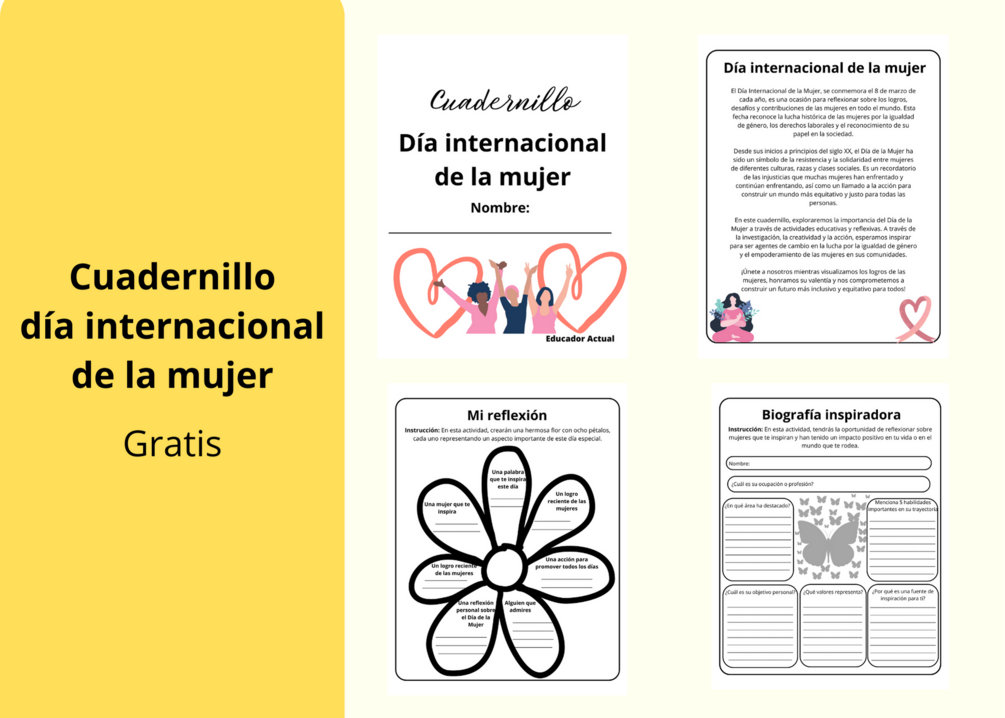 Cuadernillo día internacional de la mujer