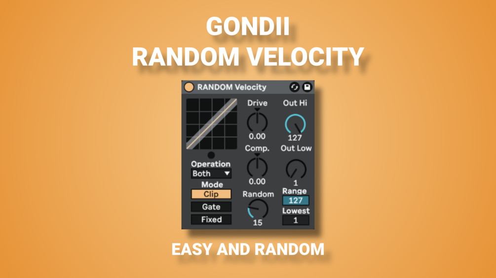 GONDII - Random Velocity (Ableton Tool)