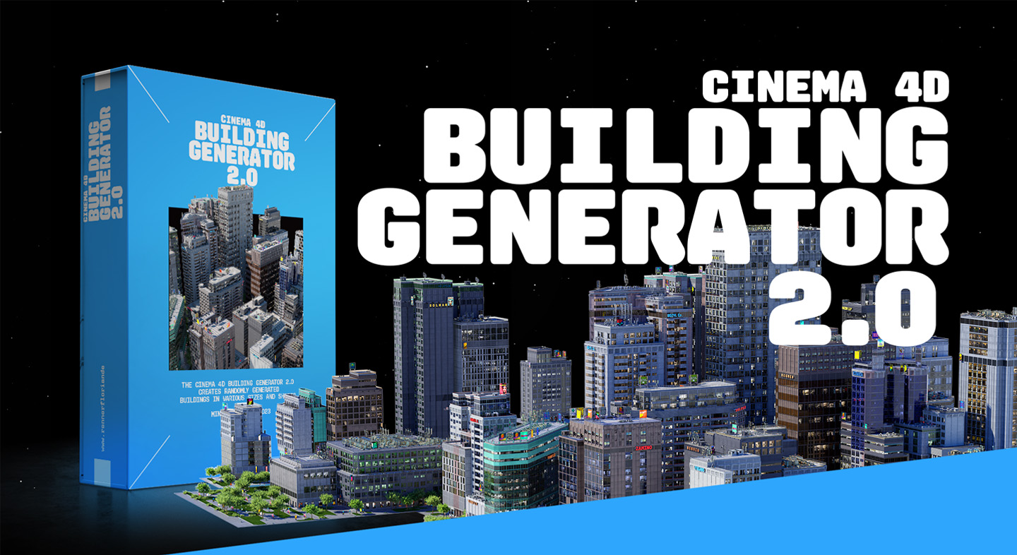 C4D Building Generator2.0 now available - florenoir