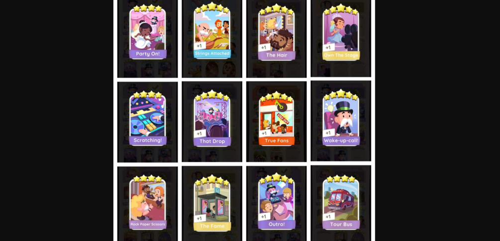 Monopoly Go 4 Star Prestige Stickers in Second Album (Choose 1 sticker ...