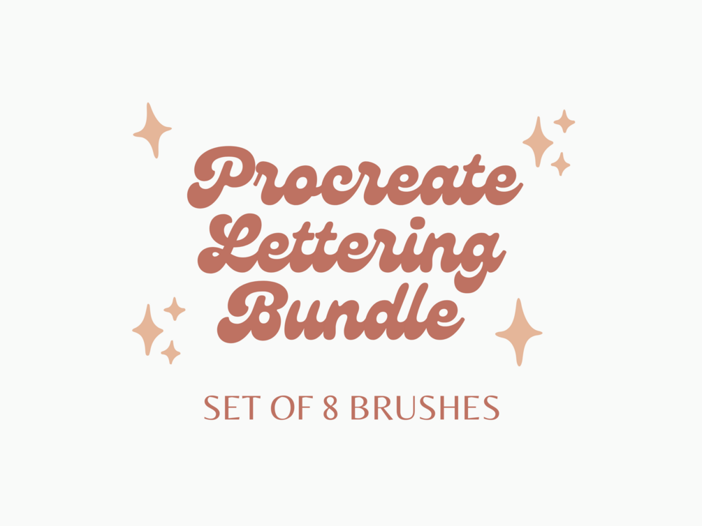 Procreate Brush Bundle - 8 Brushes for Copperplate, Modern Calligraphy ...