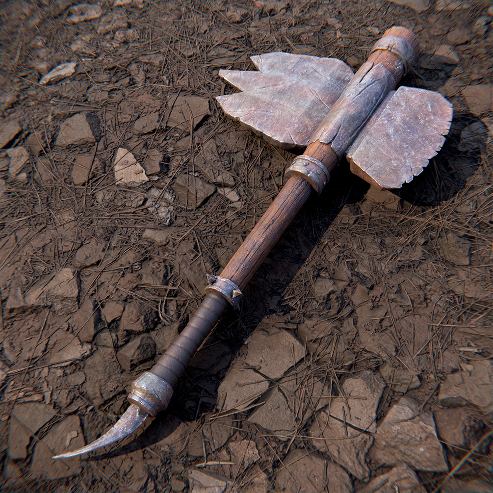 Axe Model | 3D model | Low Poly | 2k Textures