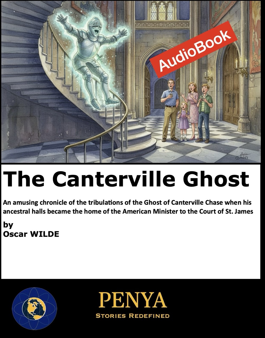 🇬🇧🇨🇦🇦🇺🇺🇸🇳🇿🇮🇪 The Canterville Ghost by Oscar WILDE – Audio-Book