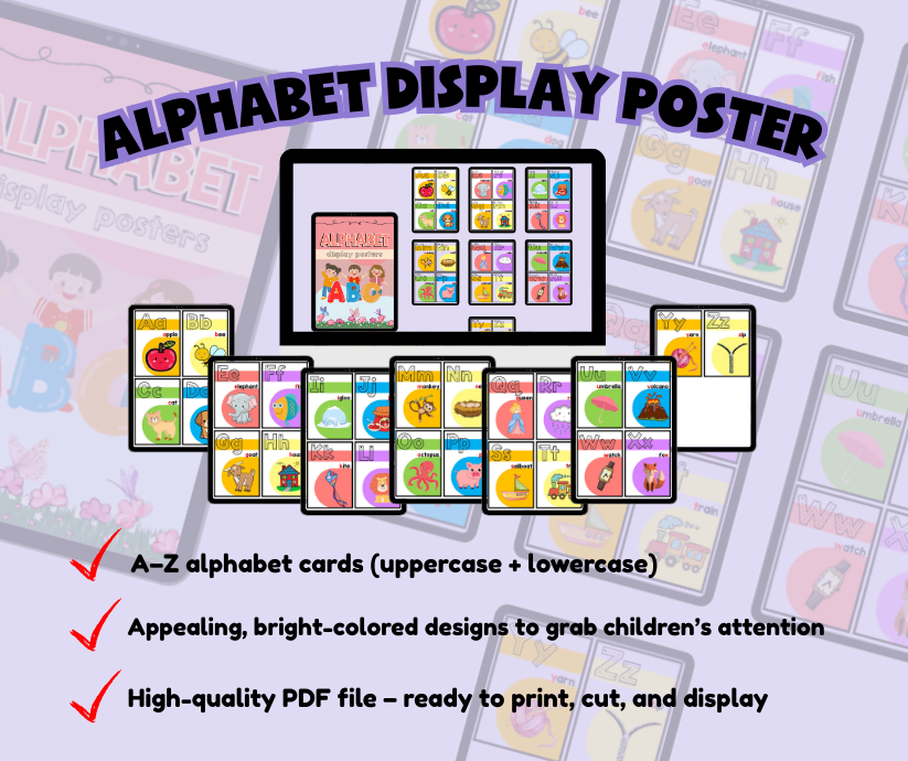 Alphabet Display Poster