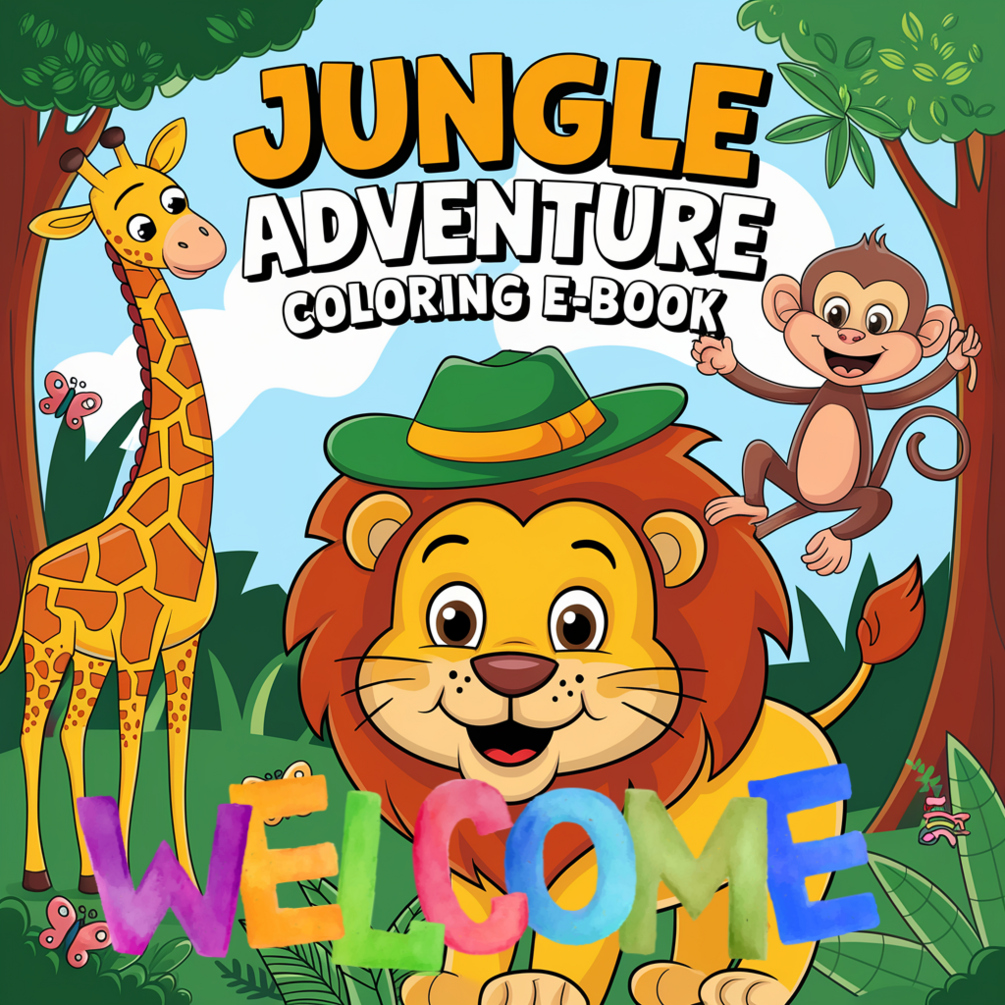 Jungle Adventure Coloring Book