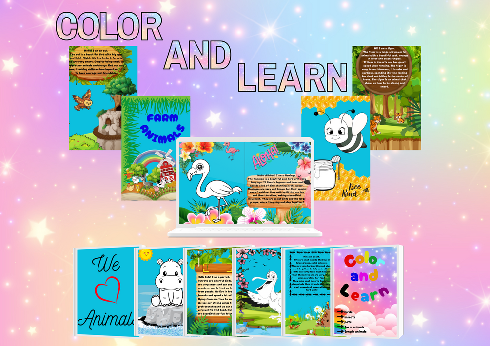 Color and Learn, Fun Kids Book