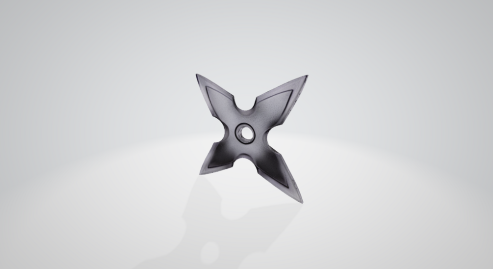 Strike with Precision: 3D Shuriken Model