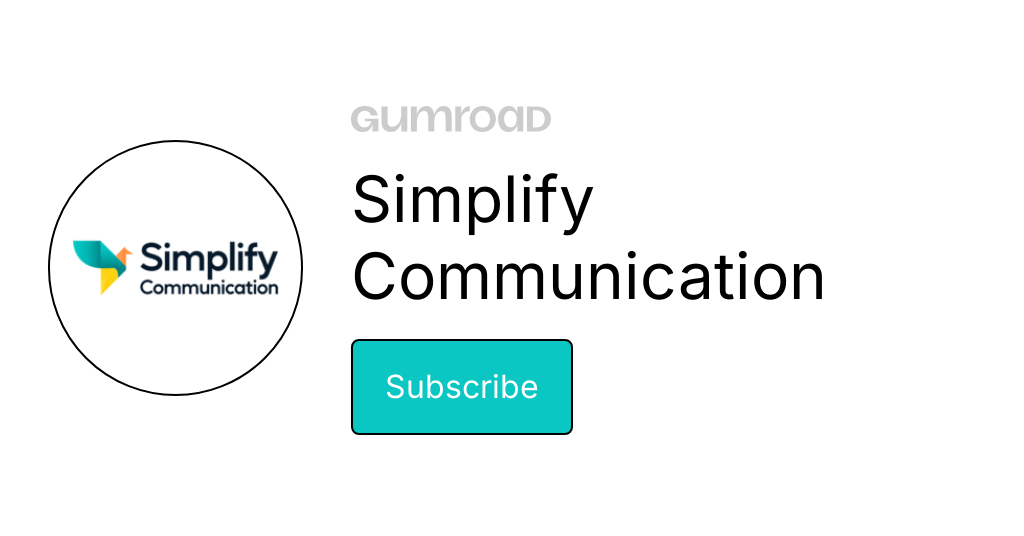 Simplify Communication