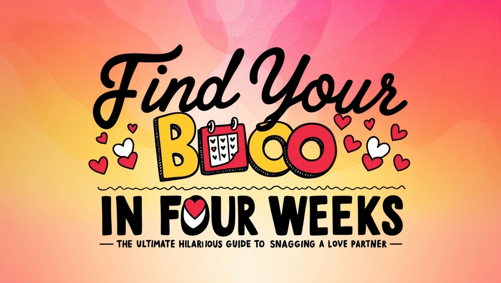 Find Your Boo in 4 Weeks