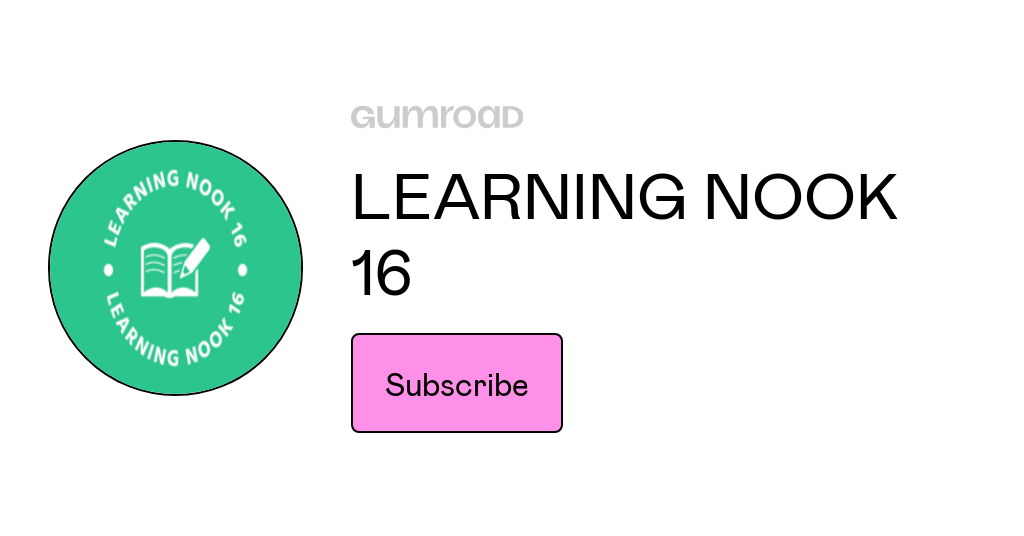 LEARNING NOOK 16