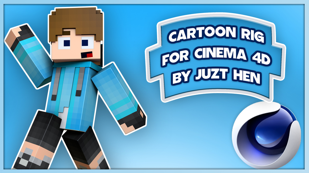 Cartoon Rig by Juzt Hen [Cinema 4D]