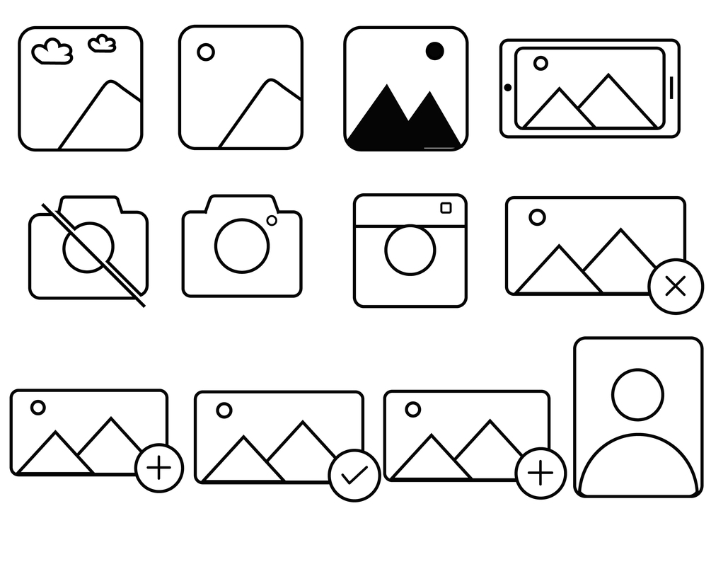 Photo Icon Set