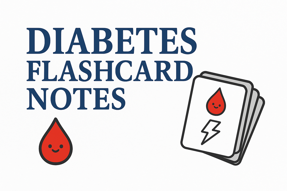 Diabetes FlashCard Notes