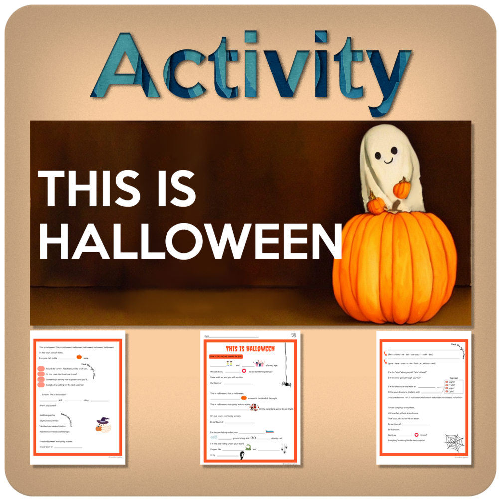 HALLOWEEN: "This is Halloween!" song - An activity for ESL learners!