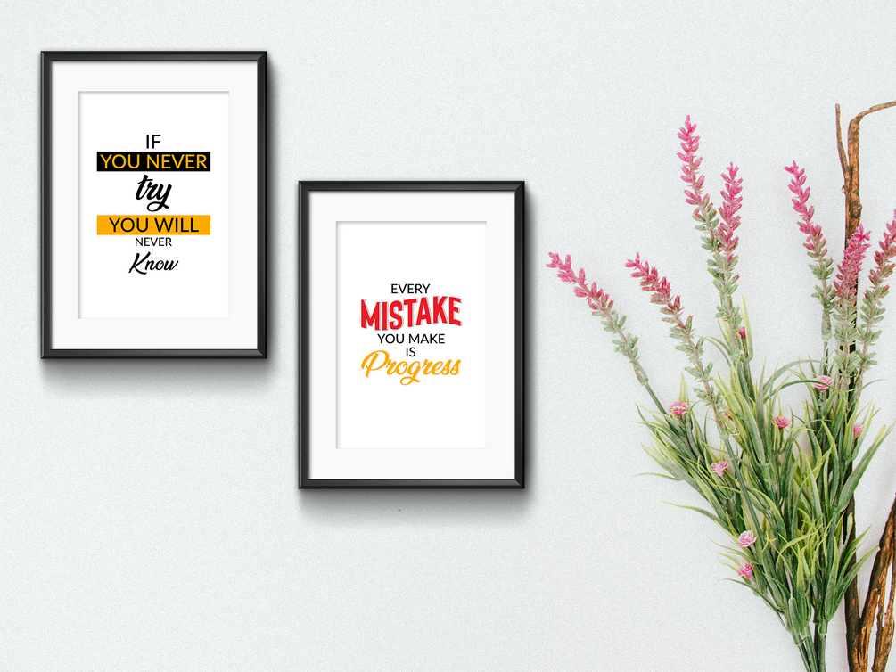 Growth Mindset Printable Posters, Set of 10 poster [B/W & Color ...