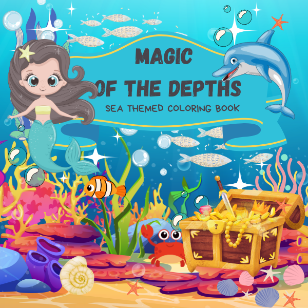 MAGIC OF THE OCEAN DEPTHS| Sea Themed Coloring book