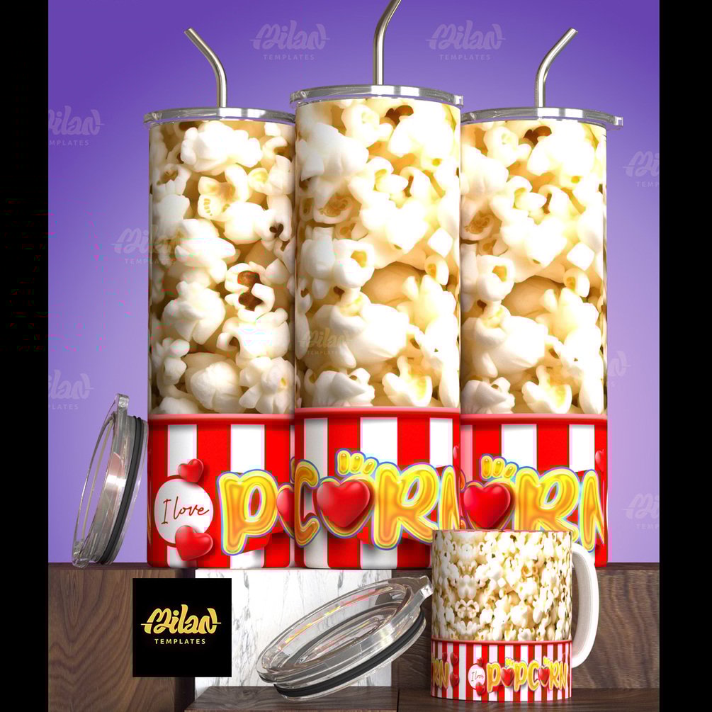 PopCorn - Tumbler + Mug