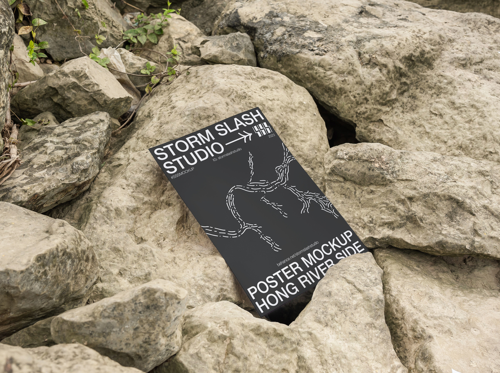 RIVER SIDE POSTER MOCKUP - by Storm Slash Studio