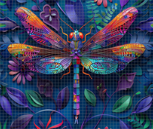 Captivating Dragonfly Designs, mouse pad design, template Charming ...
