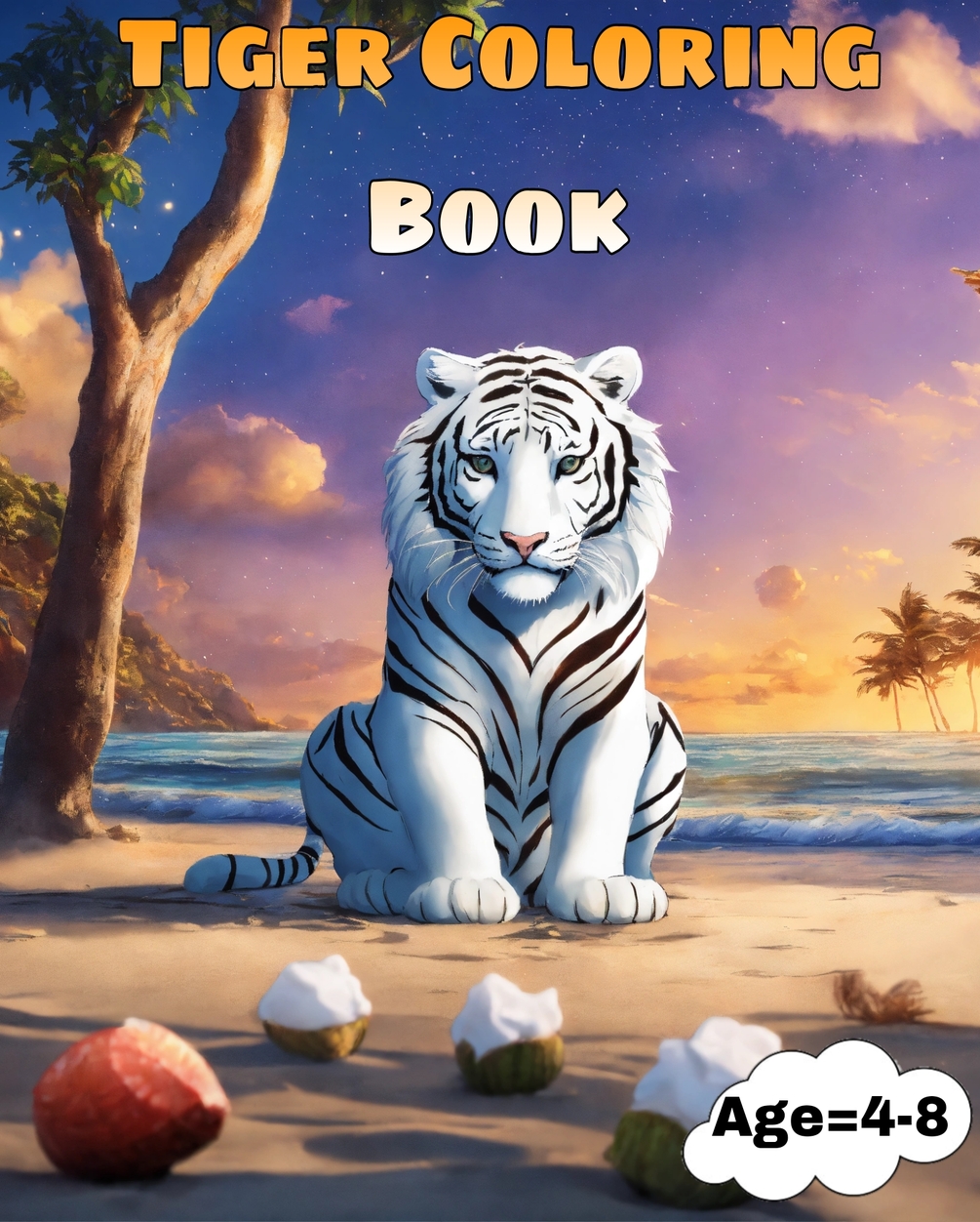 Tiger Colouring Book