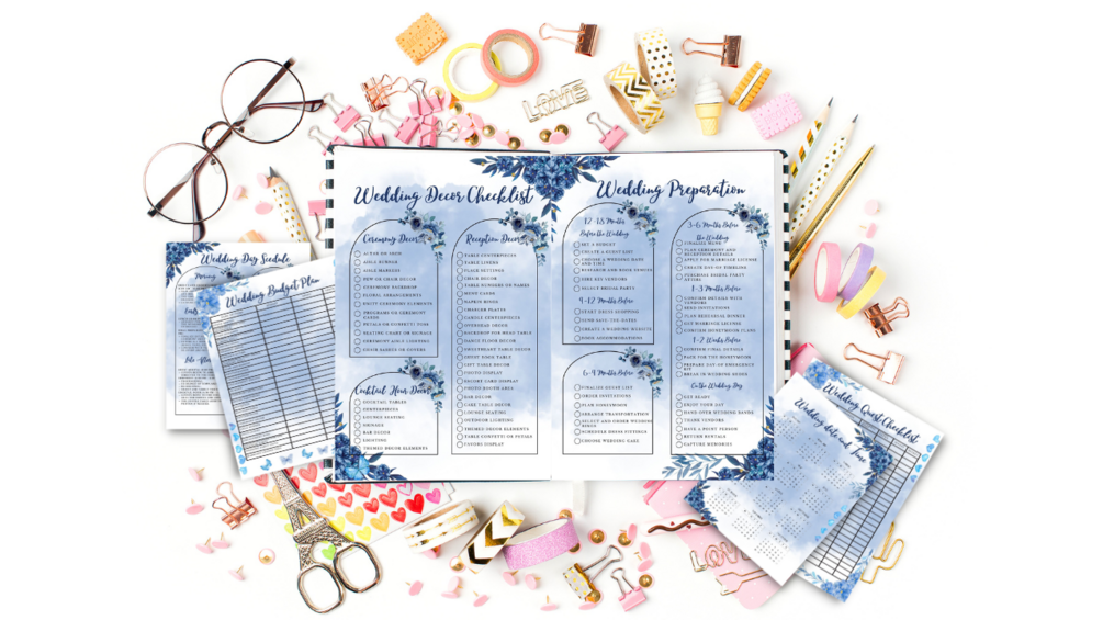 Event Planner Bundle set for wedding celebration