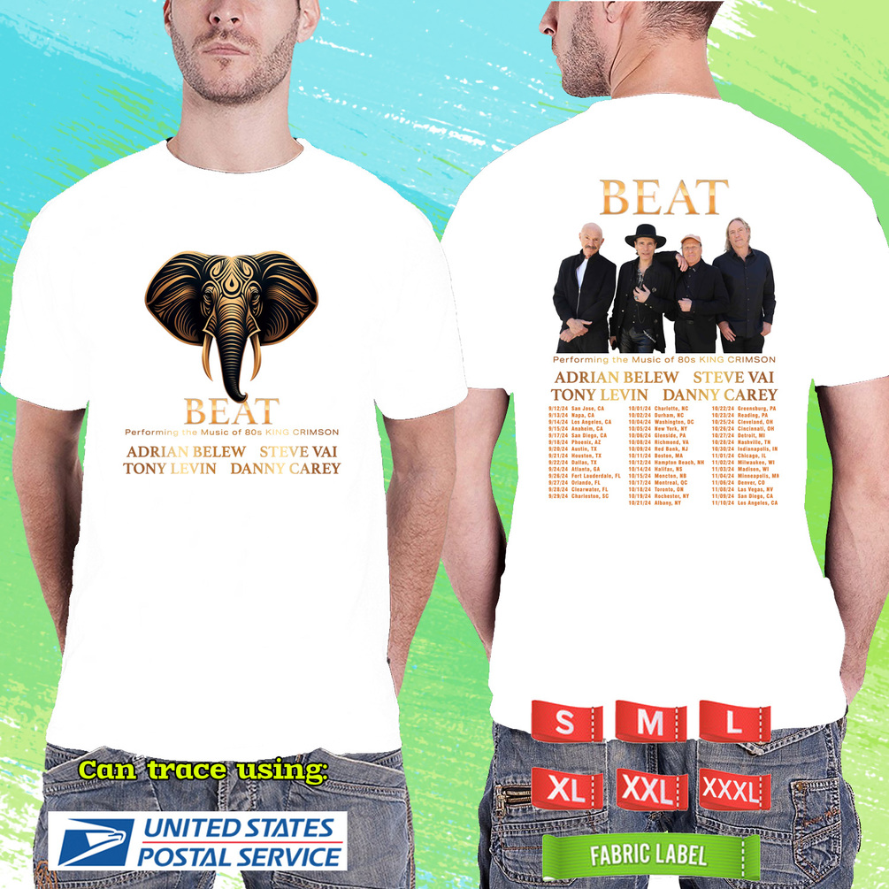 BEAT PERFORMING 80s KING CRIMSON TOUR 2024.BEAT TOUR. STEVE VAI. ADRIAN ...
