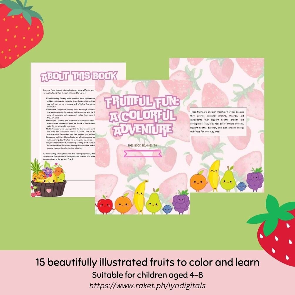 FRUITS BUSY BOOK FOR KIDS