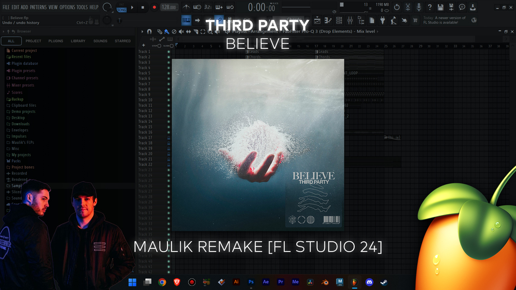 Third Party - Believe (Maulik Remake) [FL STUDIO 24] | Flp = 4$