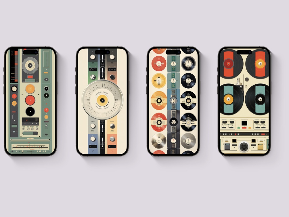 Vintage Vinyl Vibes Collection - A Retro Resonance for Your Screen
