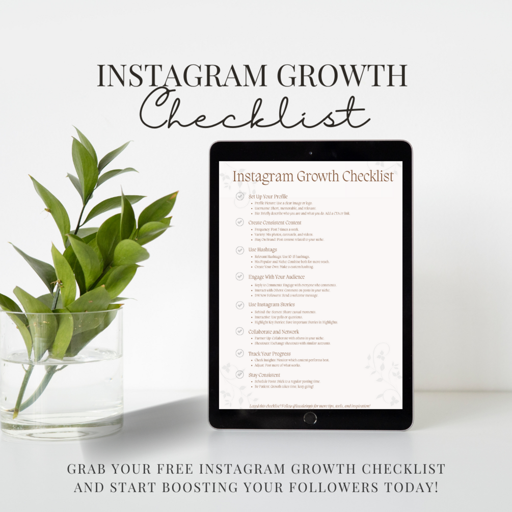 Instagram Growth Checklist