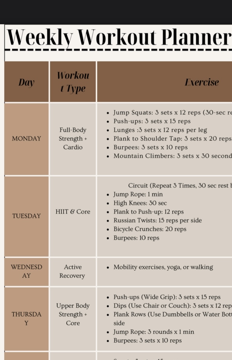 Burn & Build: The Ultimate Home Workout Plan