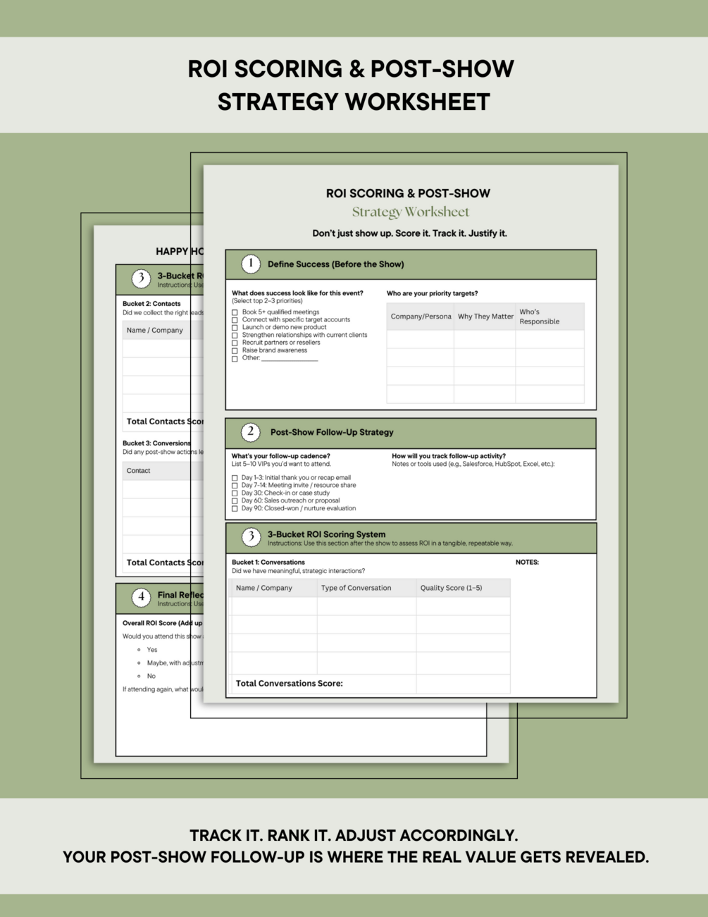 ROI Scoring & Post-Show Strategy Worksheet