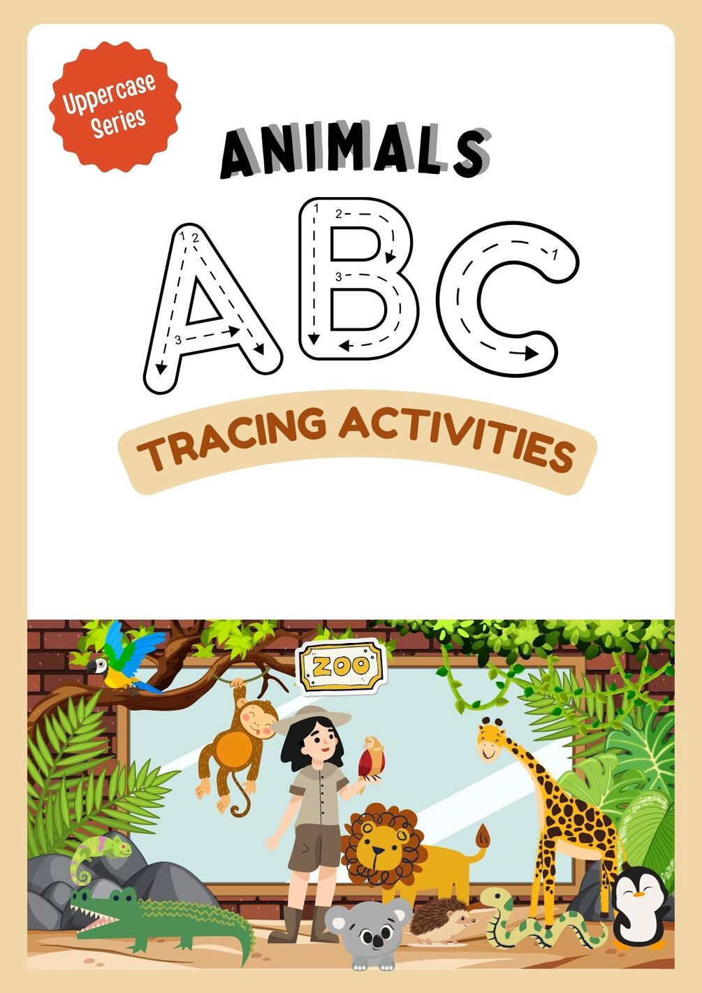 Alphabet Uppercase Tracing Activities Workbook
