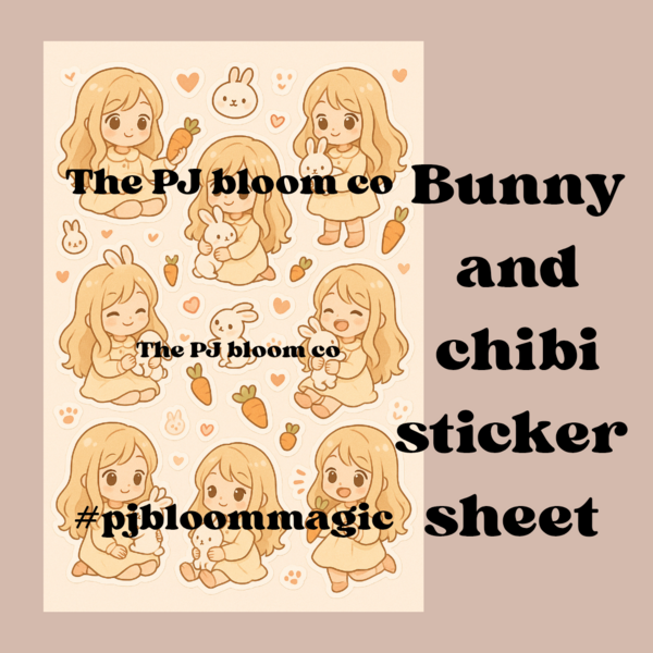 Ultimate Kawaii Sticker Sheet Bundle – 5 Adorable Themes + 1 Free Bonus ...