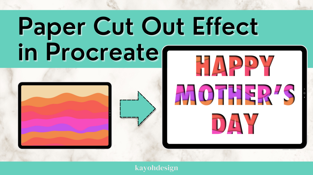 Mother's Day Palette for Procreate (from Paper Cut Out YT Tutorial)