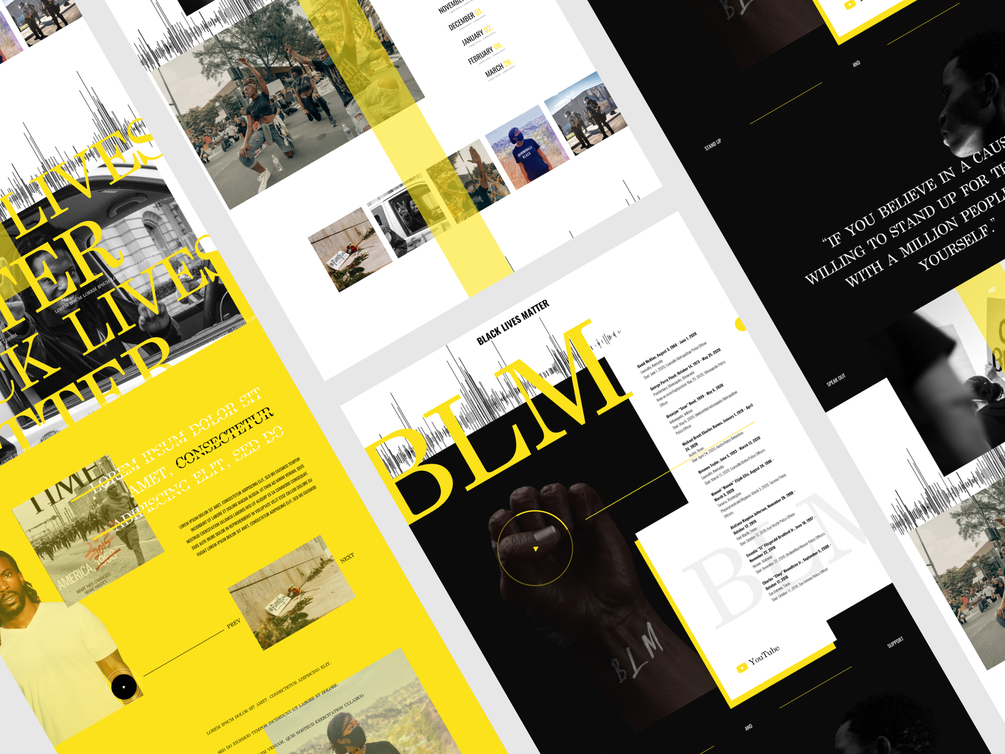 BLM - Website Template